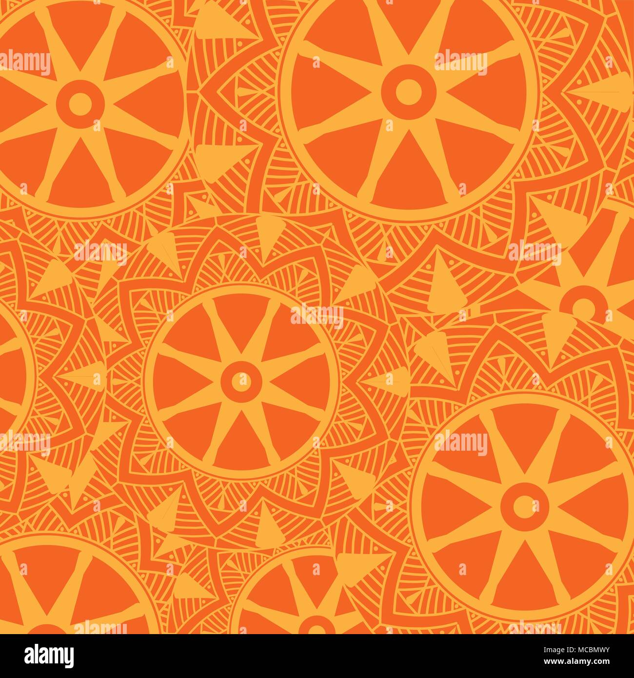 colorful and circular mandalas pattern backgroundvector illustration ...