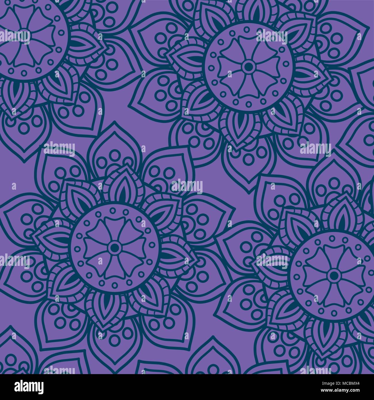 colorful and circular mandalas pattern backgroundvector illustration ...