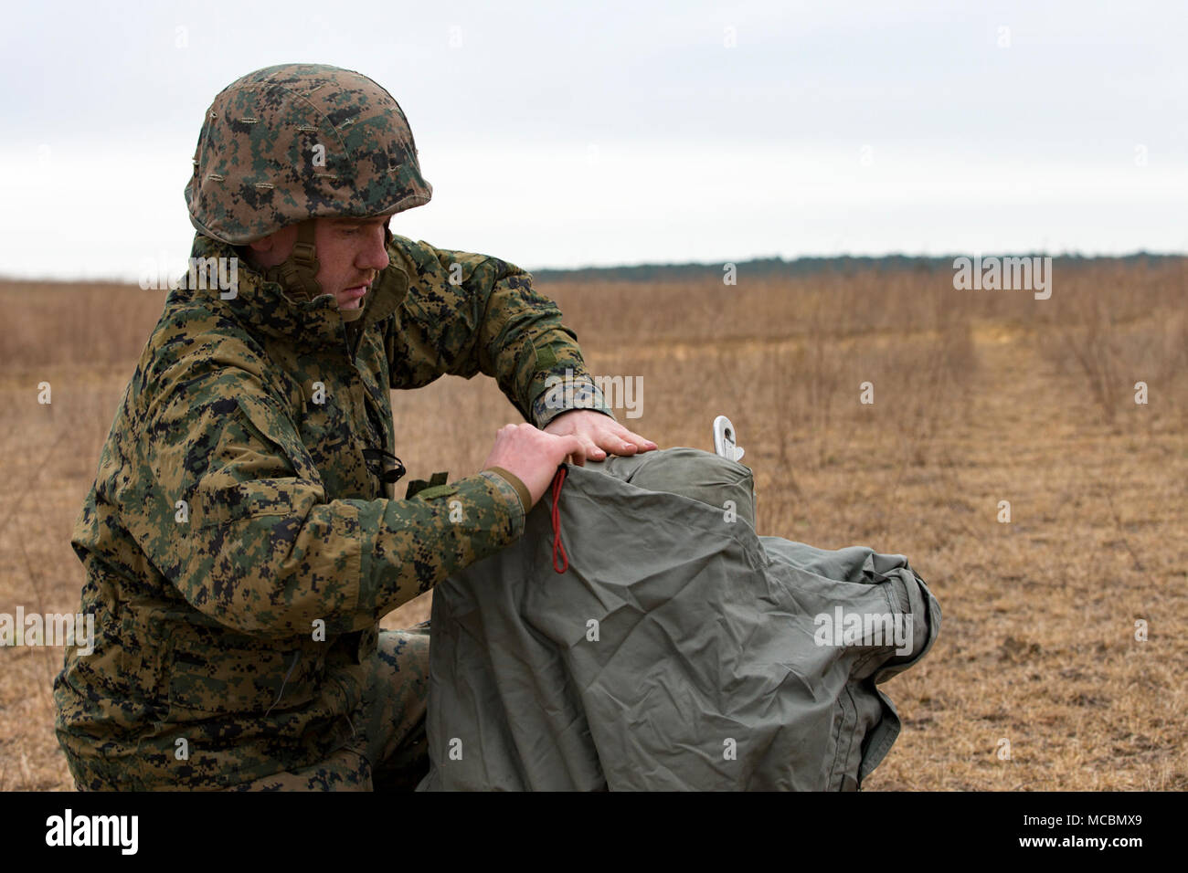 U.S. Marine Corps Lance Cpl. Charles Fortson with 2nd Transportation ...