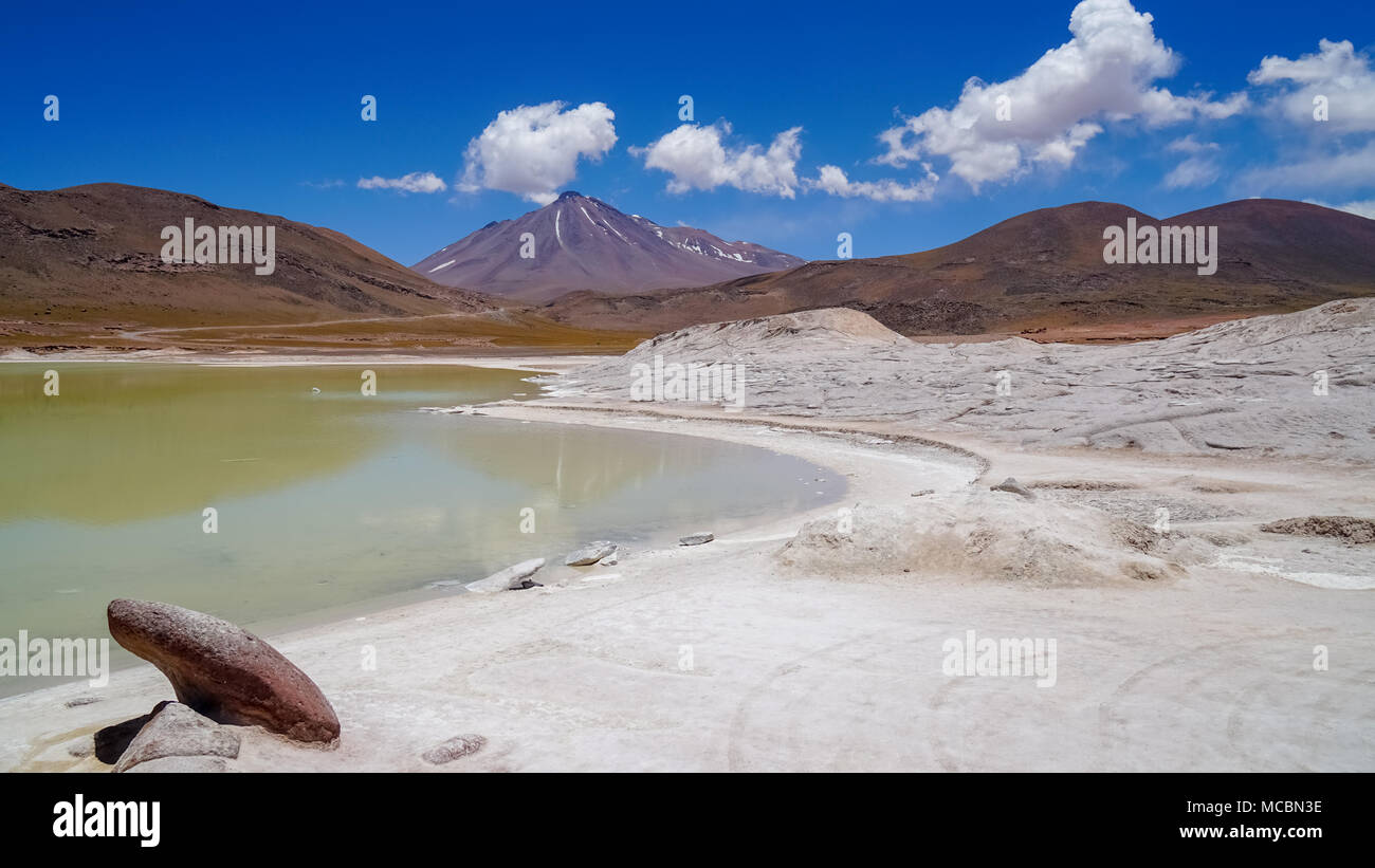 The Atacama Lakes and Mountains Stock Photo - Alamy