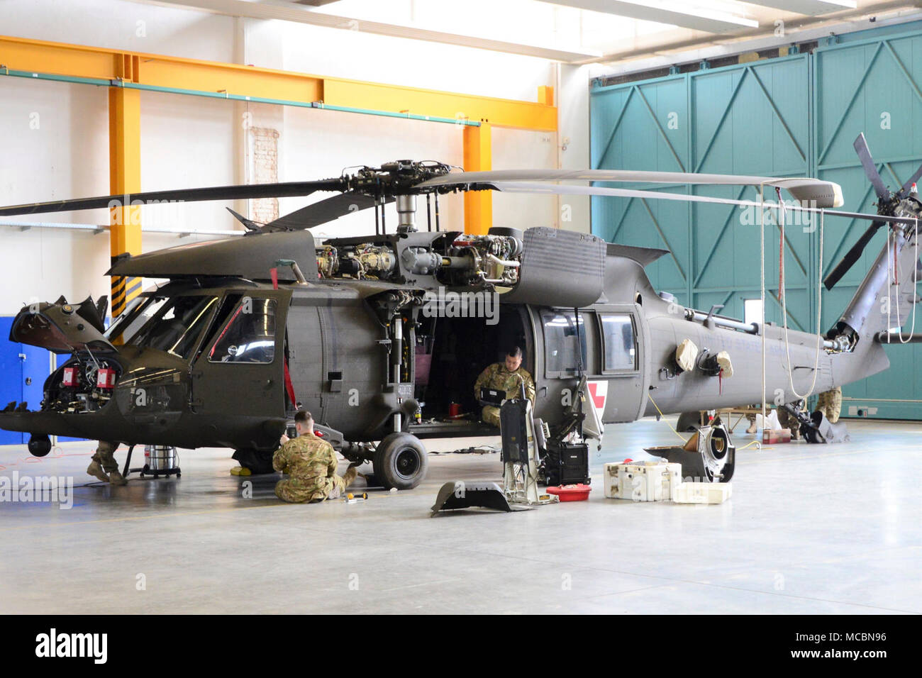 U.S. Soldiers from C Company, 2-227th Aviation Regiment, 1st Air ...