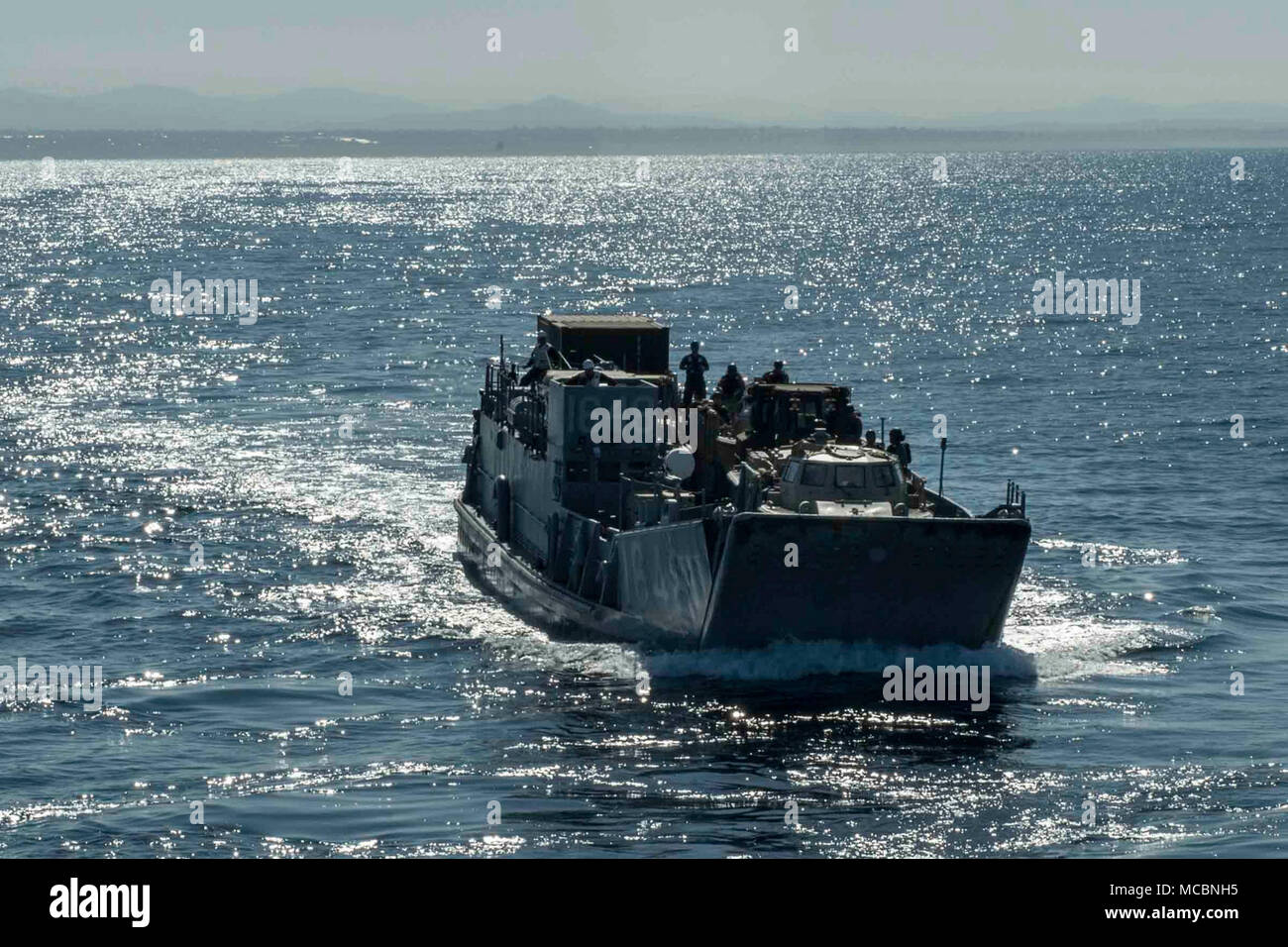 OCEAN (March 28, 2018) Landing Craft Utility (LCU) 1648, attached to ...