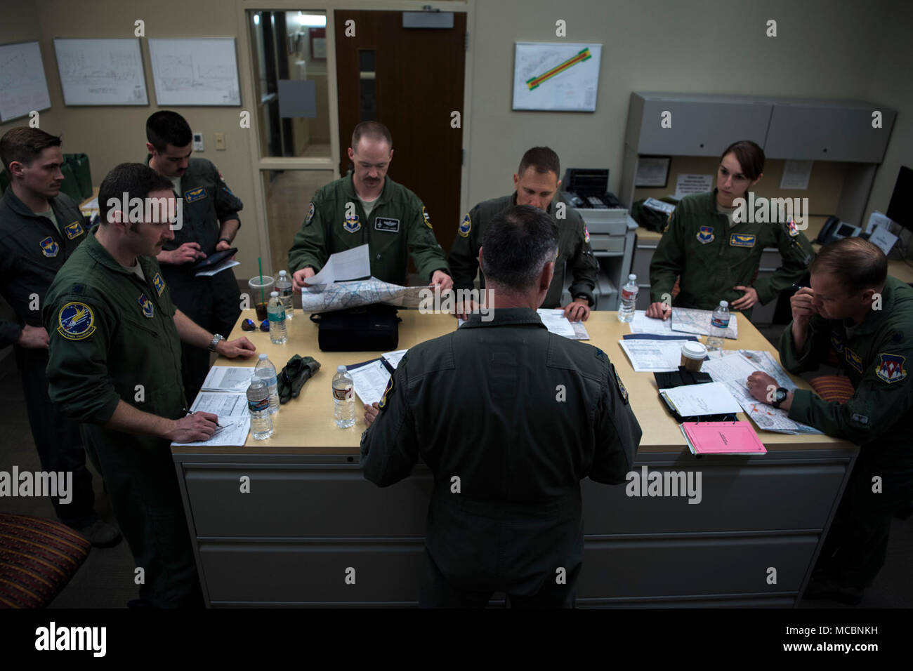 Members from the 71st Flying Training Wing (FTW), Vance Air Force Base ...