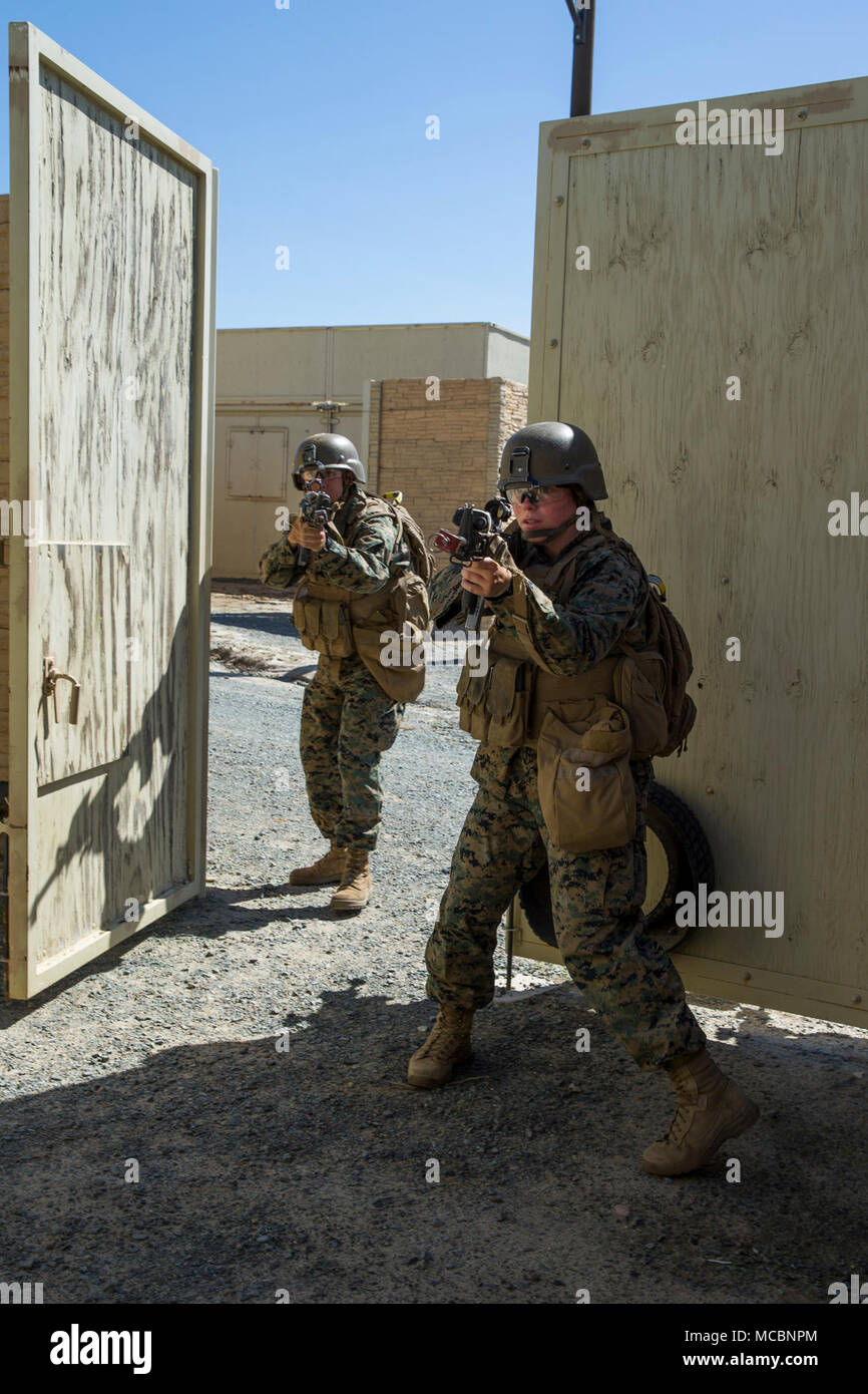 U.S. Marines with Golf Company, Marine Combat Training Battalion (MCT ...