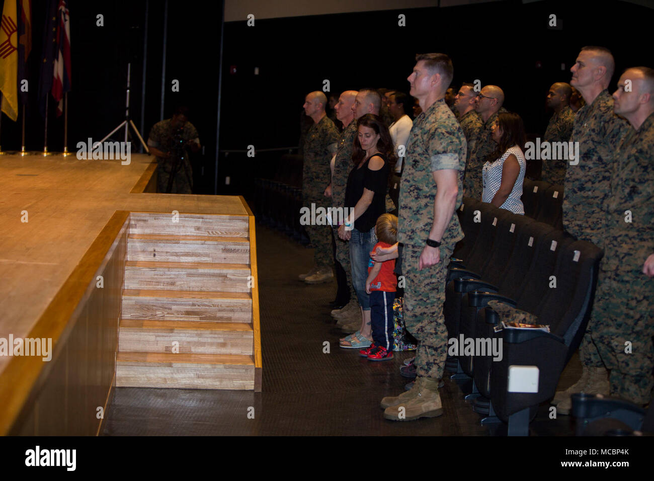 Senior ranking leadership from Marine Corps Air Station (MCAS) Iwakuni ...