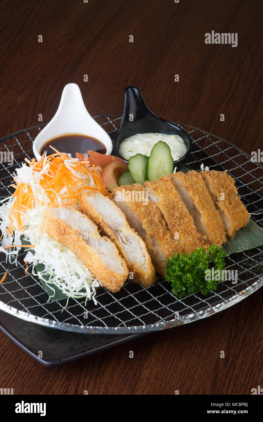 japanese cuisine. fried fish on background Stock Photo - Alamy