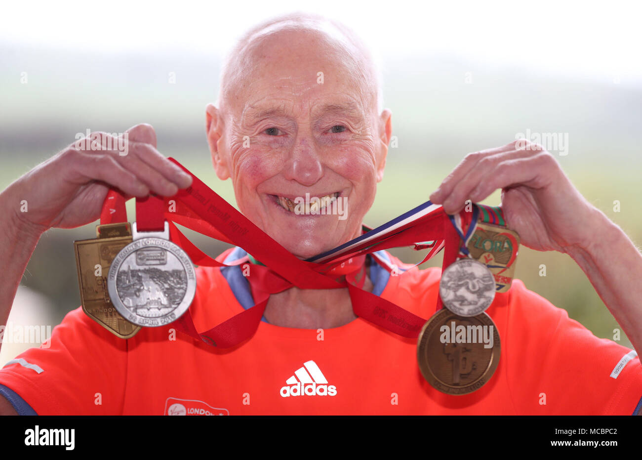 Ken Jones at his home in Strabane Co. Londonderry before taking part in ...