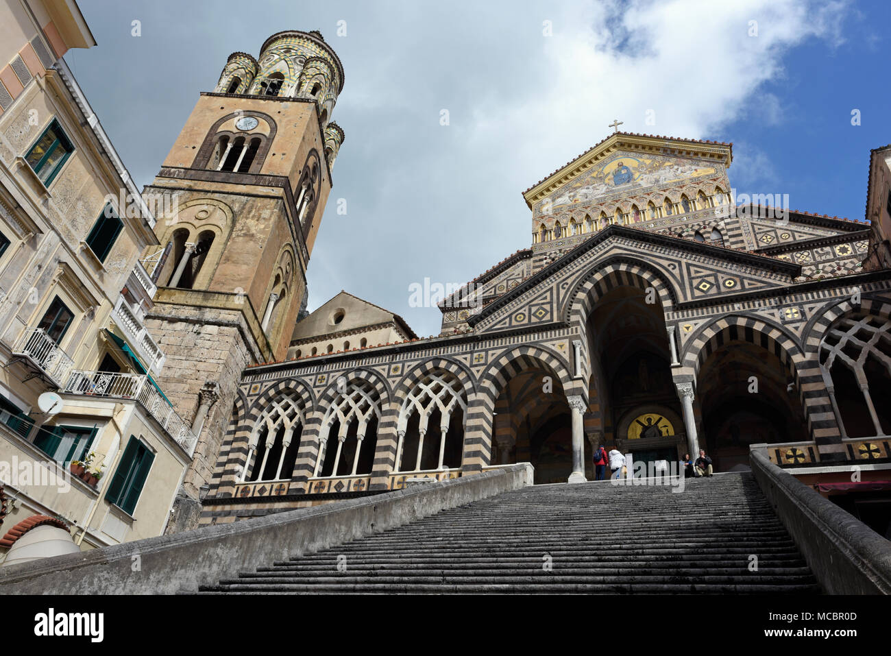 Amalfi cathedral steps hi-res stock photography and images - Alamy