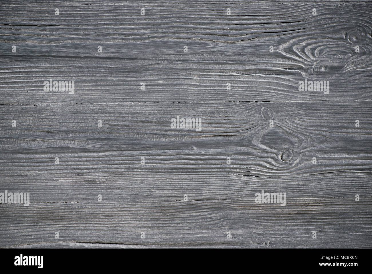 Wood texture. Gray timber board with weathered crack lines. Natural ...