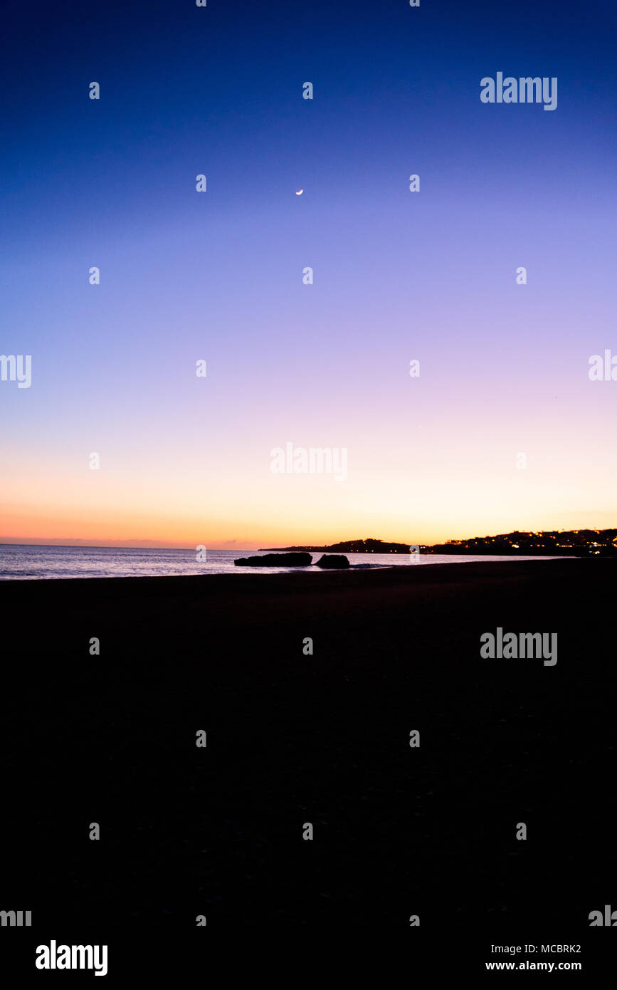 Beautiful sunset portugal beach hi-res stock photography and images - Alamy