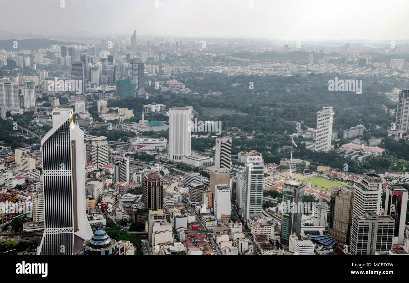KUALA LUMPUR, MALAYSIA - 18TH MAY 2013; Kuala Lumpur and its ...
