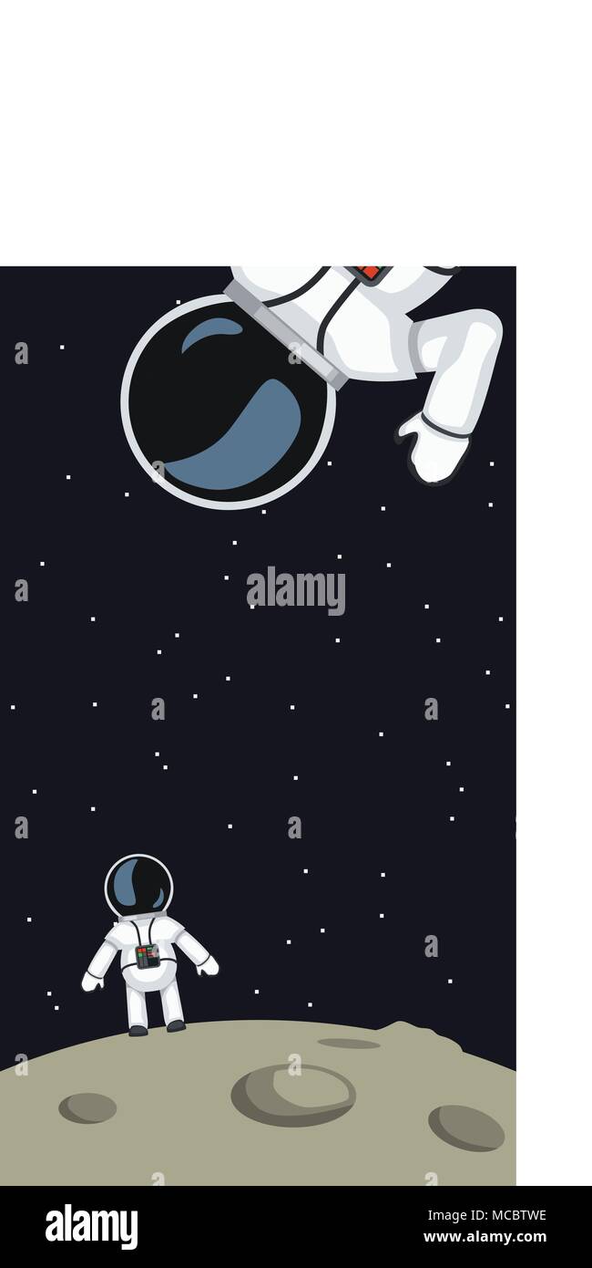 Astronauts exploration Stock Vector Images - Alamy