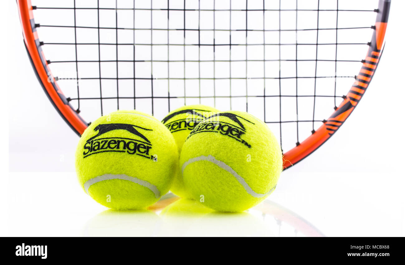 Head tennis racket and slazenger ball hi-res stock photography and ...