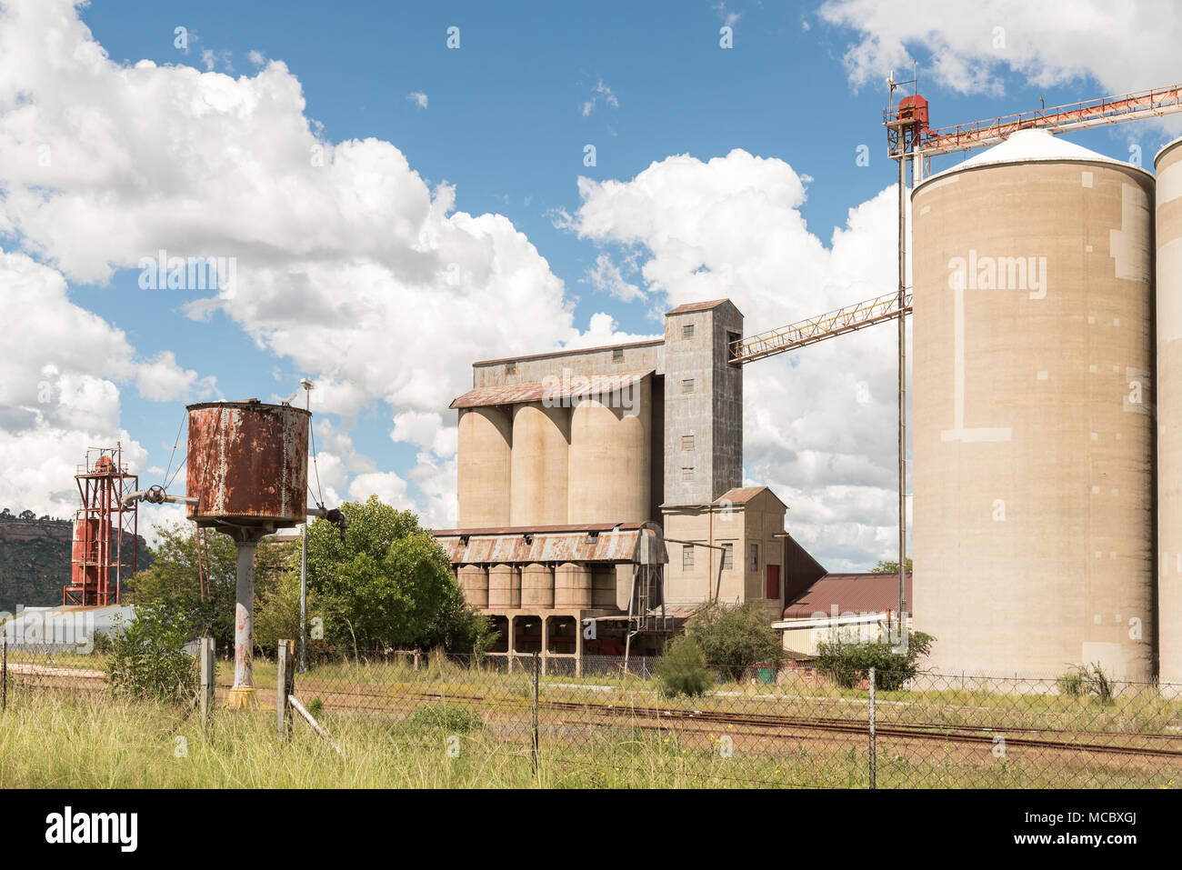 FICKSBURG, SOUTH AFRICA - MARCH 12, 2018: Relics of the steam train era ...
