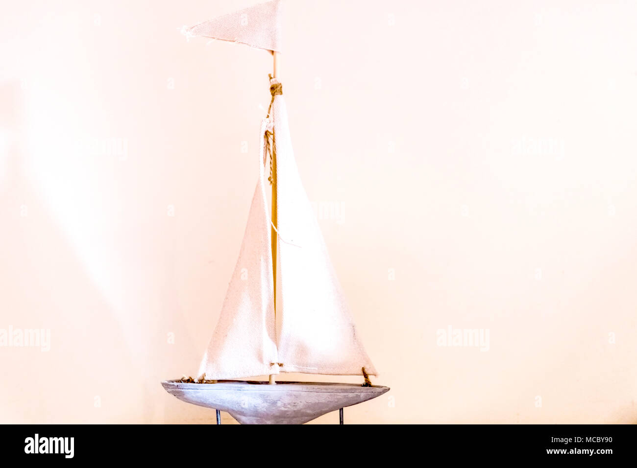 Model ship for children; Modellschiff, spielzeug Stock Photo - Alamy