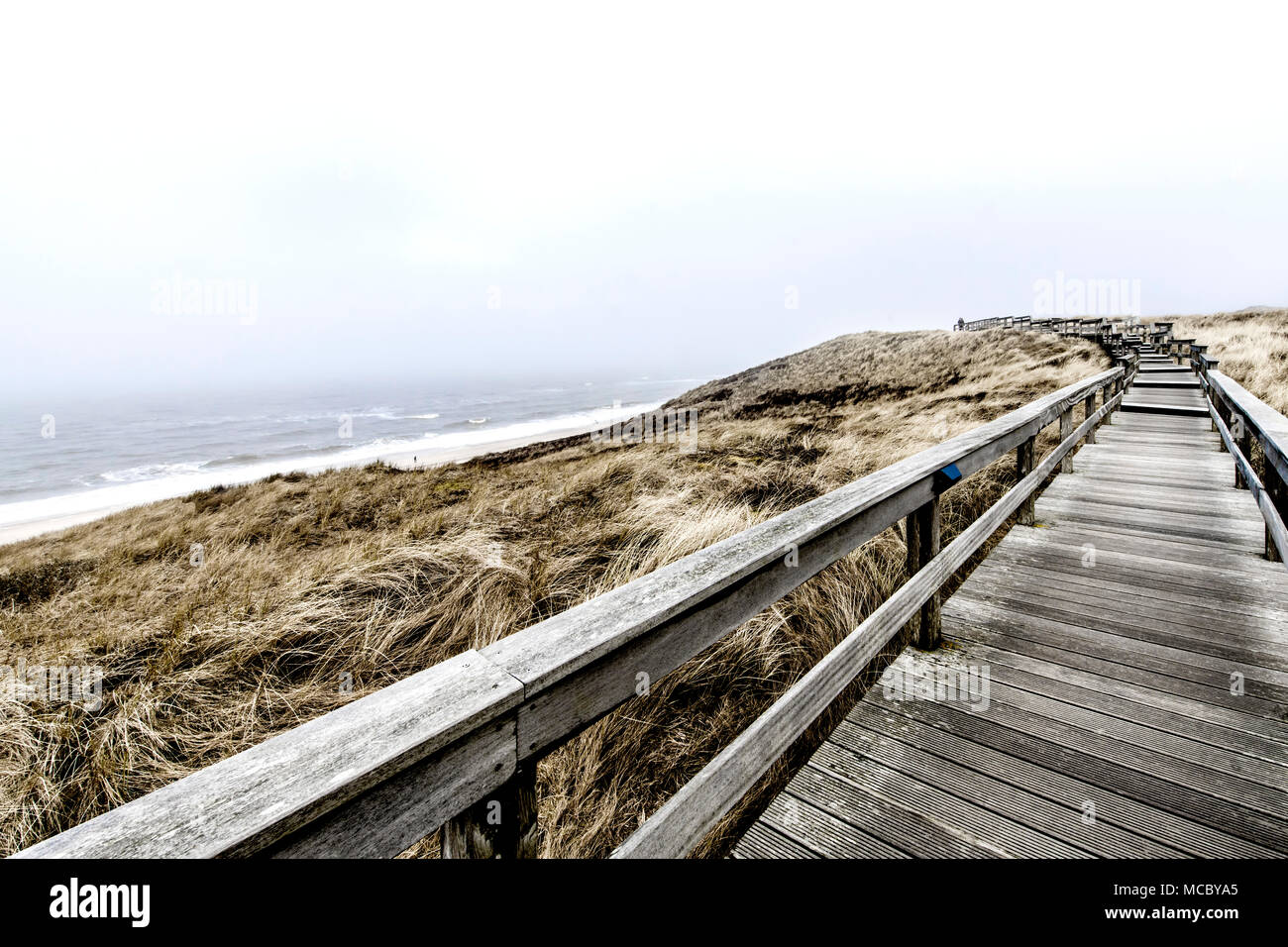 Sylt (Germany): Sea, surf and dunes; Dünen und Strand auf Sylt Stock ...