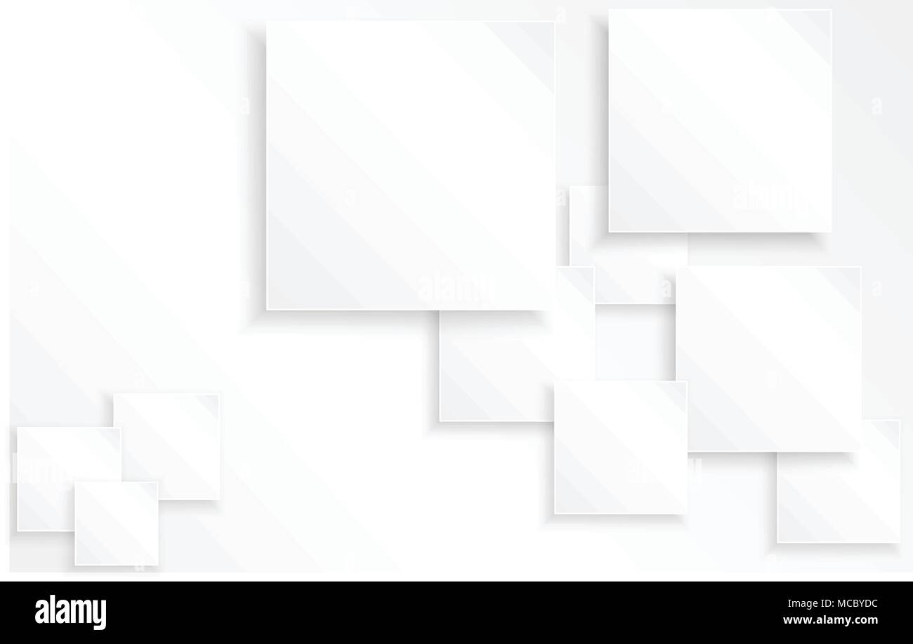 Abstract geometric white squared background for text. Vector ...