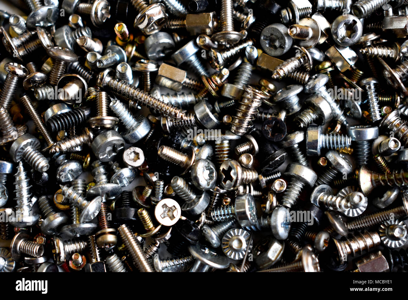 Screws Texture Wallpaper Stock Photo - Alamy