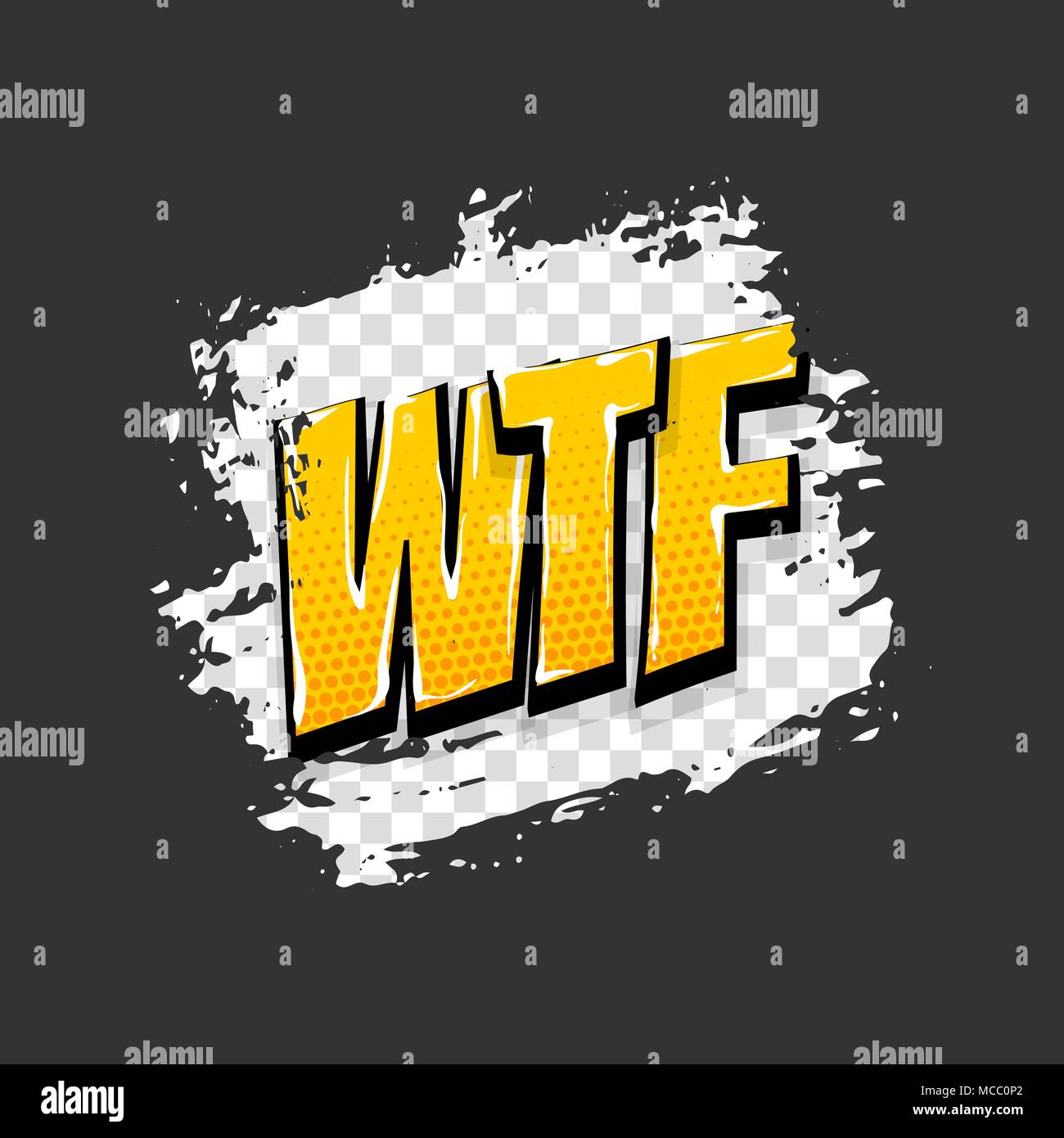 Wtf halftone Stock Vector Images - Alamy