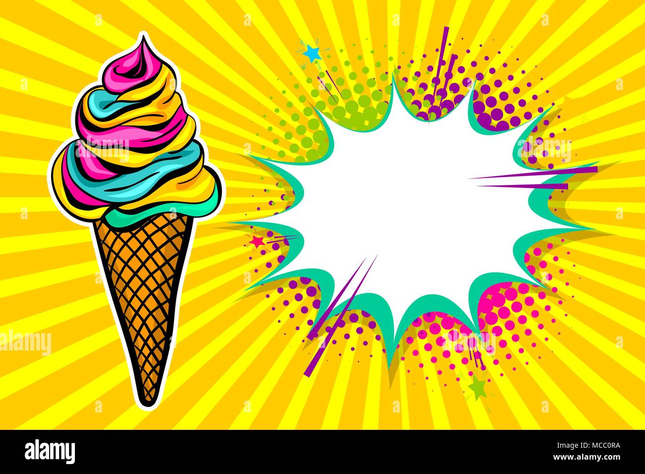 Pop art retro comic Stock Vector Images - Alamy