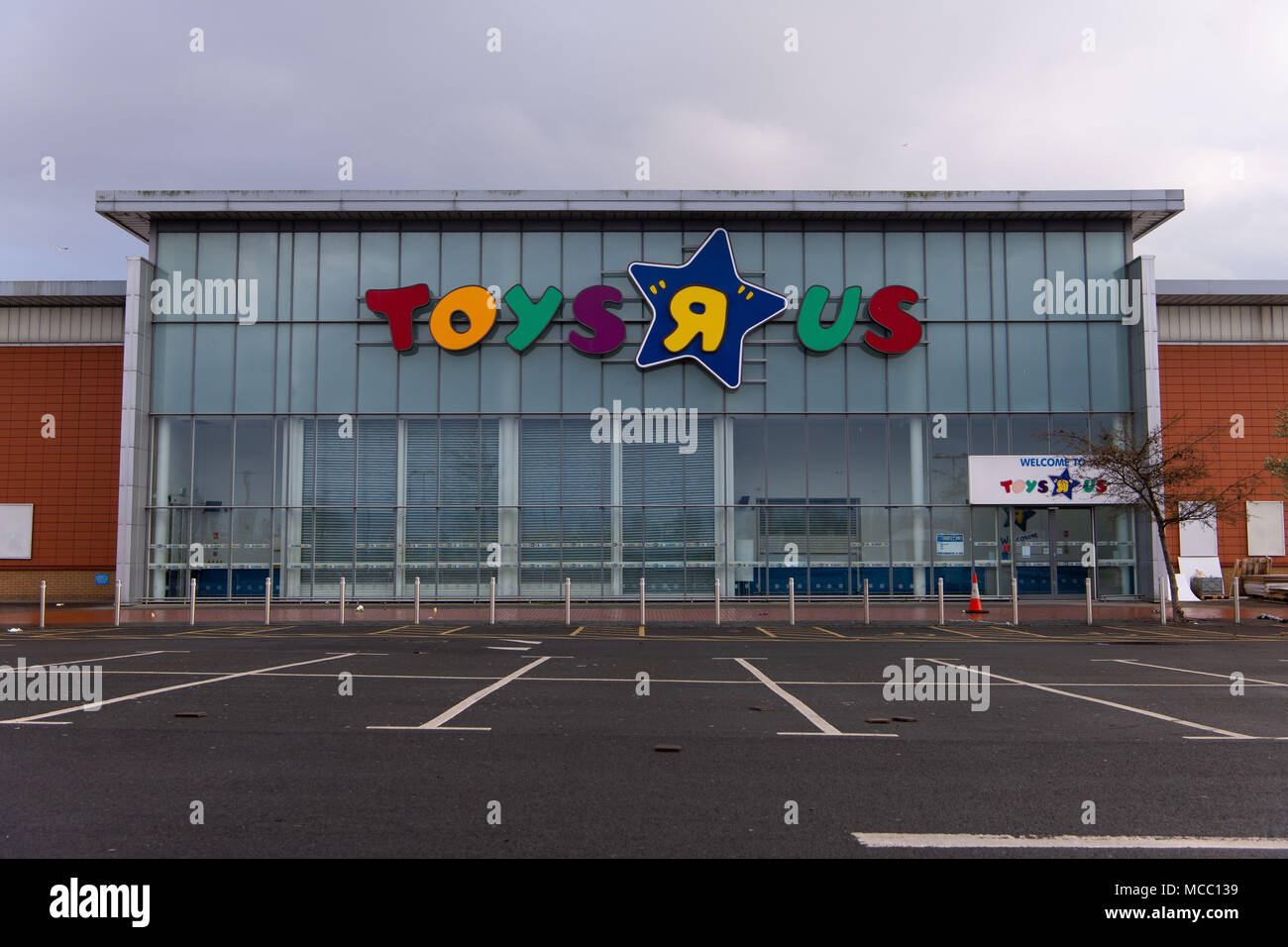 Toys R Us store in Cardiff, Wales, UK. All stores are due to close by ...
