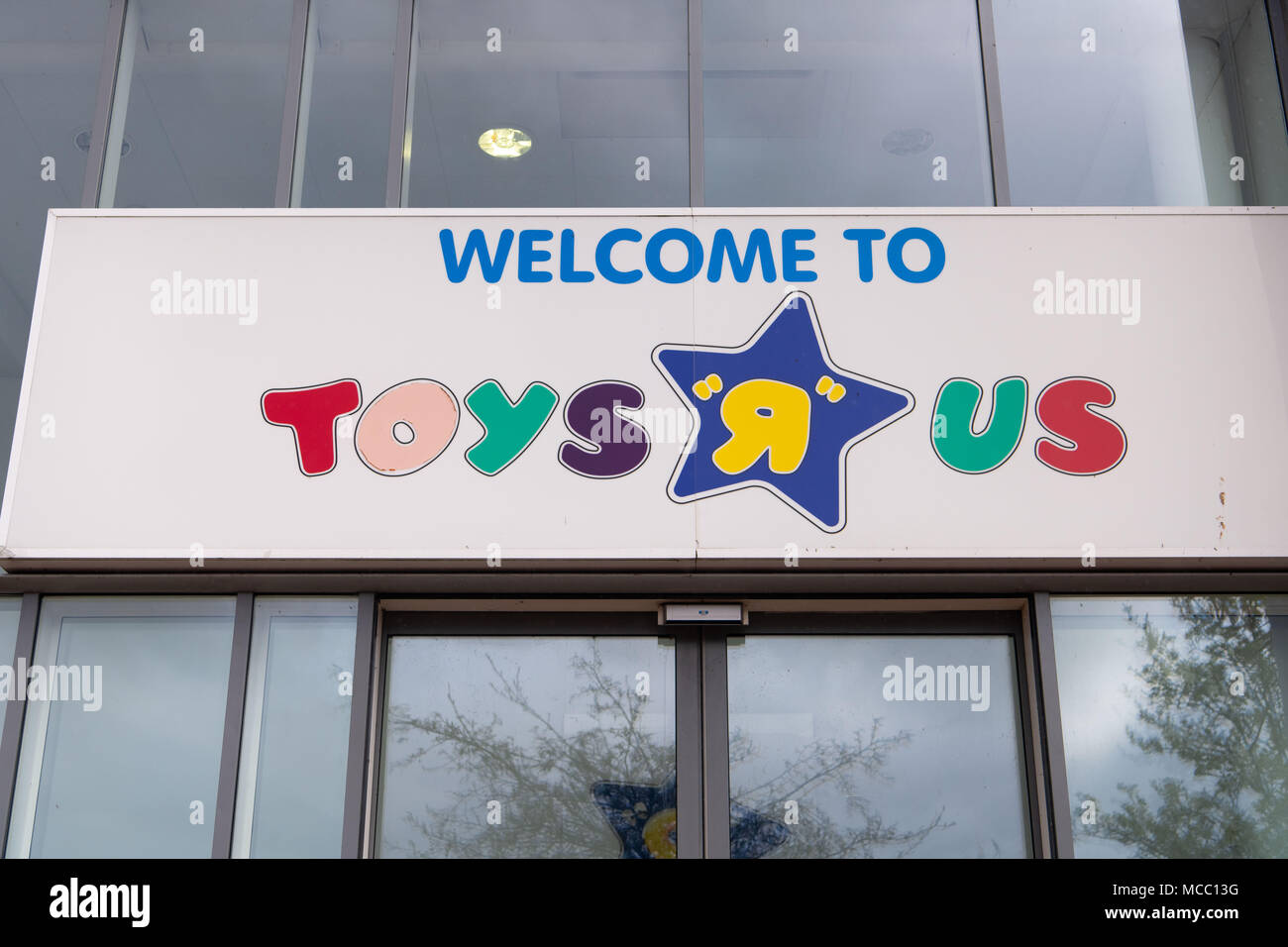 Toys R Us store in Cardiff, Wales, UK. All stores are due to close by ...