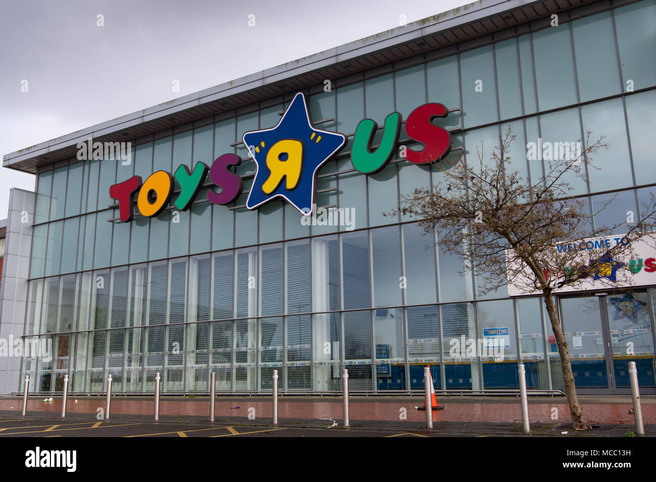 Toys R Us store in Cardiff, Wales, UK. All stores are due to close by ...