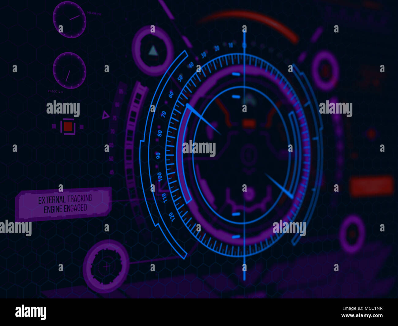Futuristic hud display user interface hi-res stock photography and ...