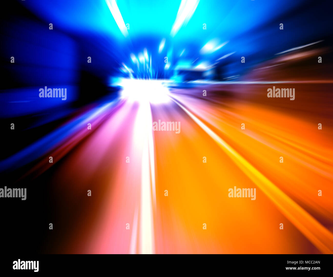 moving traffic light trails at night Stock Photo - Alamy