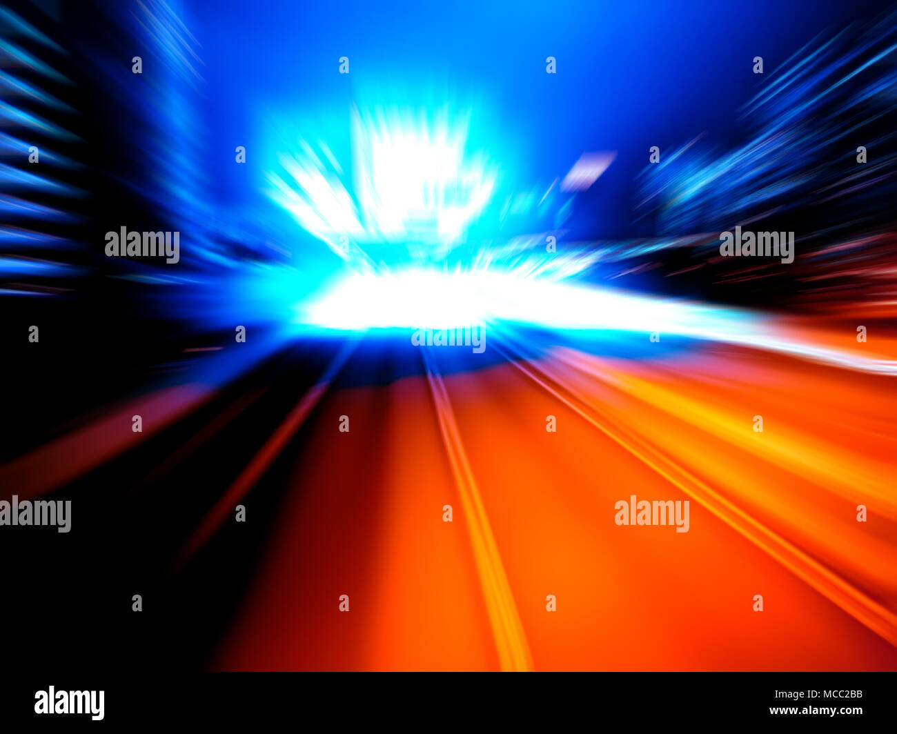 moving traffic light trails at night Stock Photo - Alamy