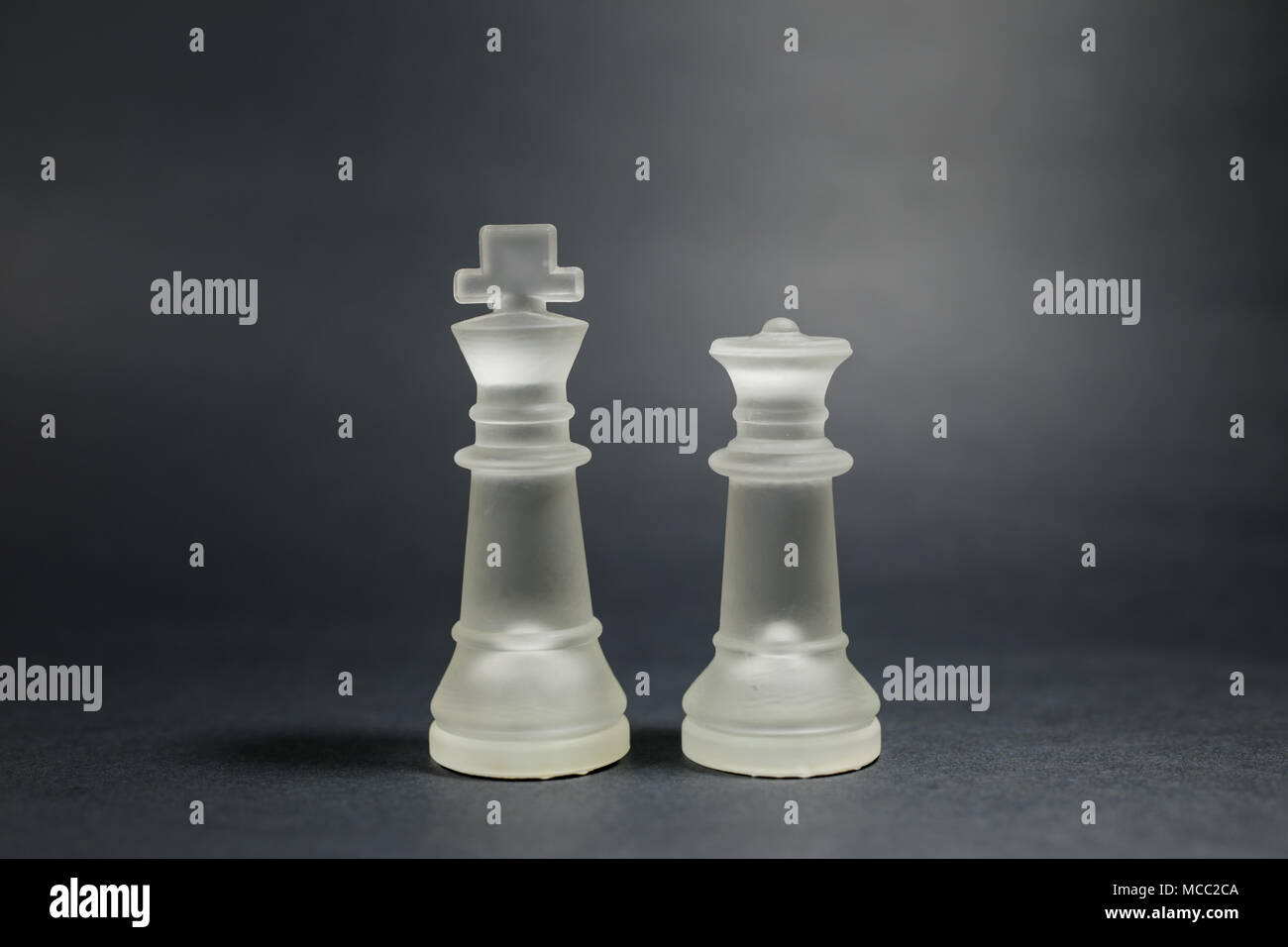 Chess pieces , a Queen and a Rook Stock Photo - Alamy