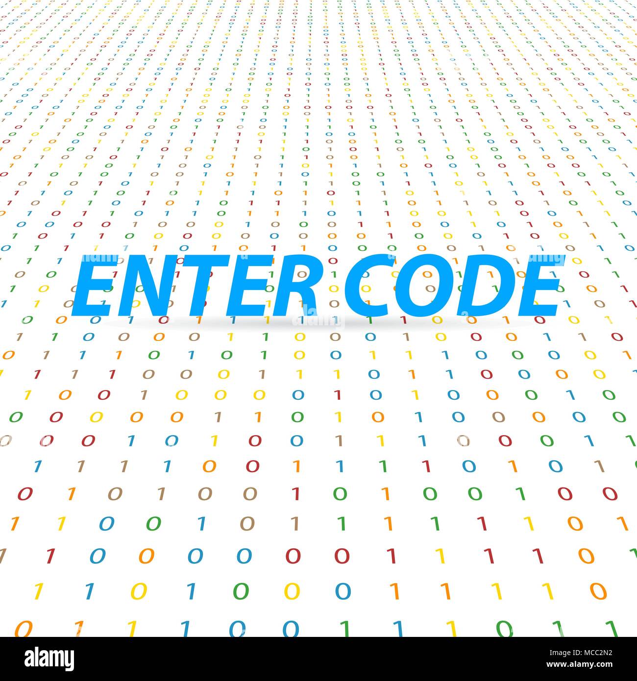 Enter the code for the global digital network base. Vector illustration ...