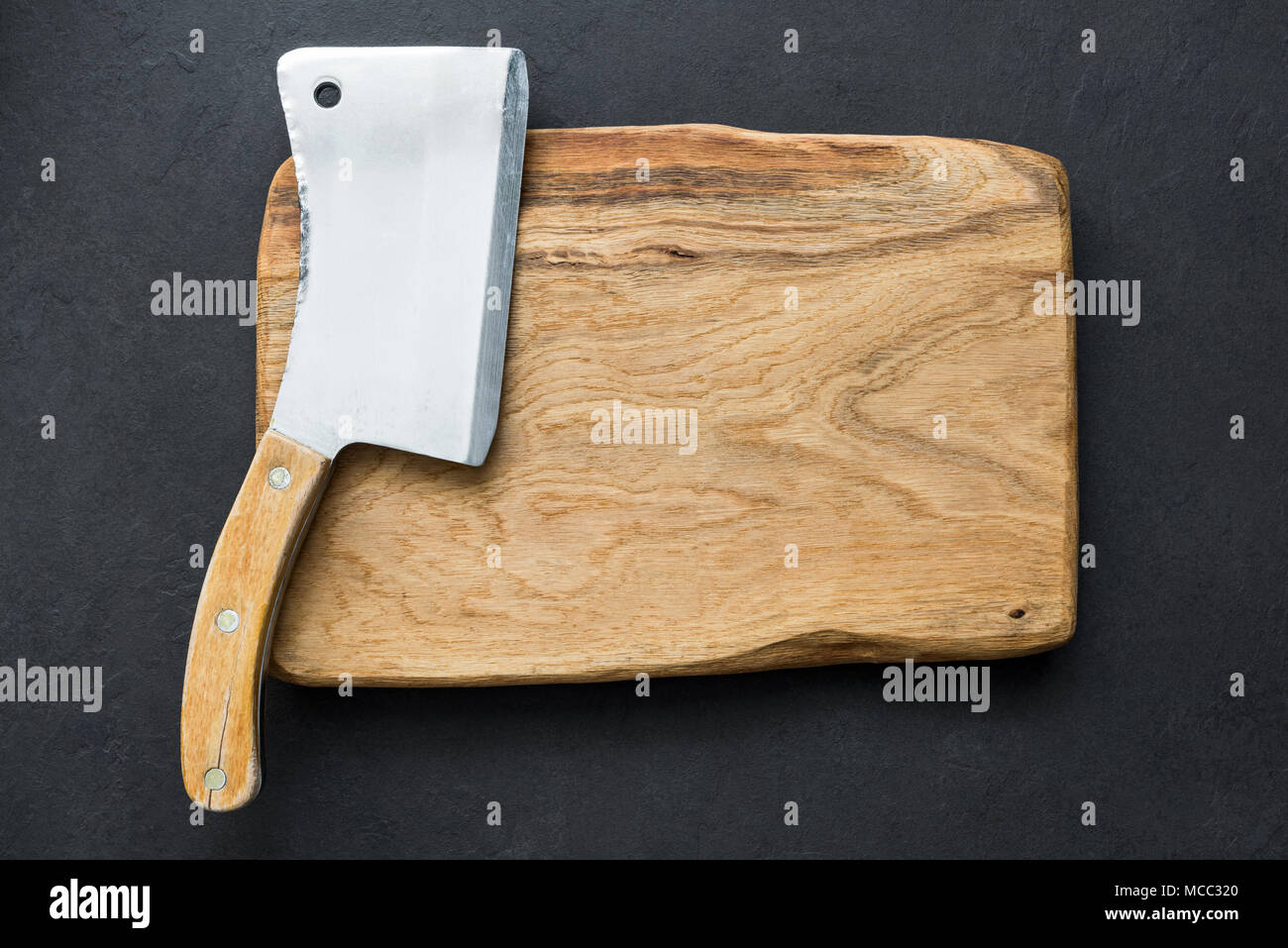 Vintage meat cleaver hi-res stock photography and images - Alamy