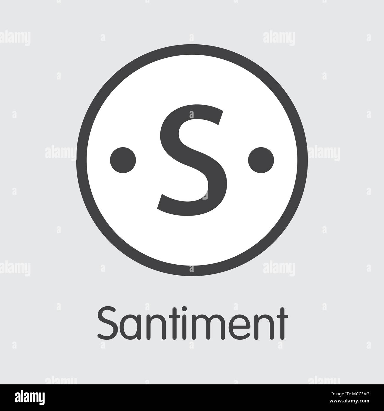 Santiment - Digital Currency Graphic Symbol Stock Vector Image & Art ...