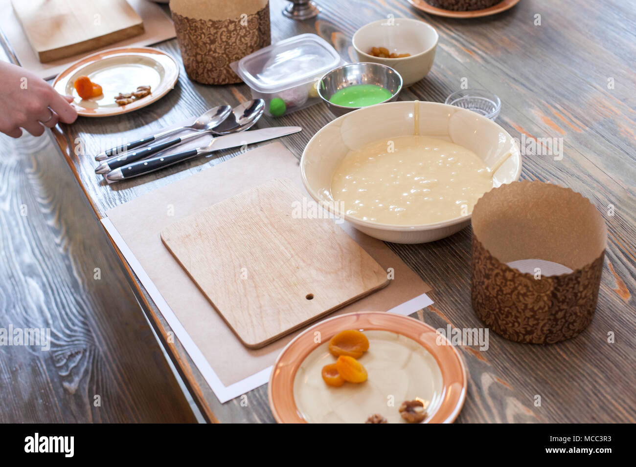 culinary class for children and parents - cooking Easter cake, on the ...