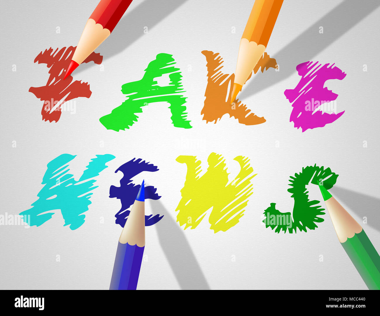 Fake news writing hi-res stock photography and images - Alamy