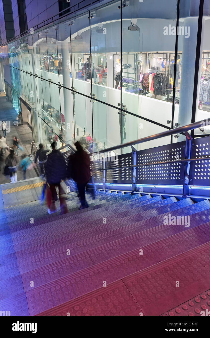 Mall staircase hi-res stock photography and images - Alamy
