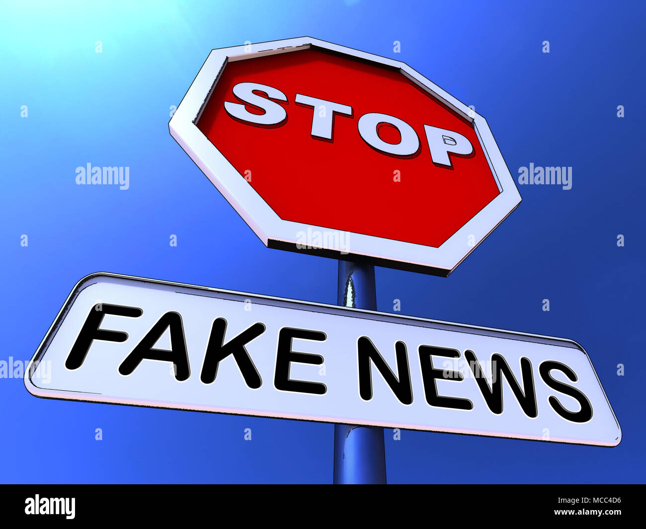 Stop sign distorted hi-res stock photography and images - Alamy