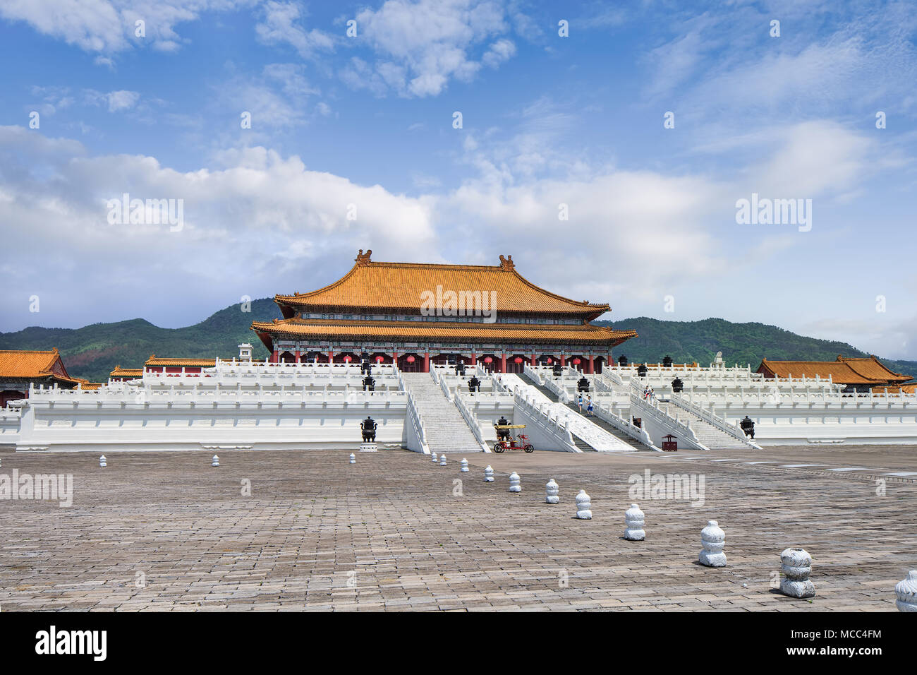 Replica of Palace Museum at Hengdian World Movie Studios Stock Photo ...