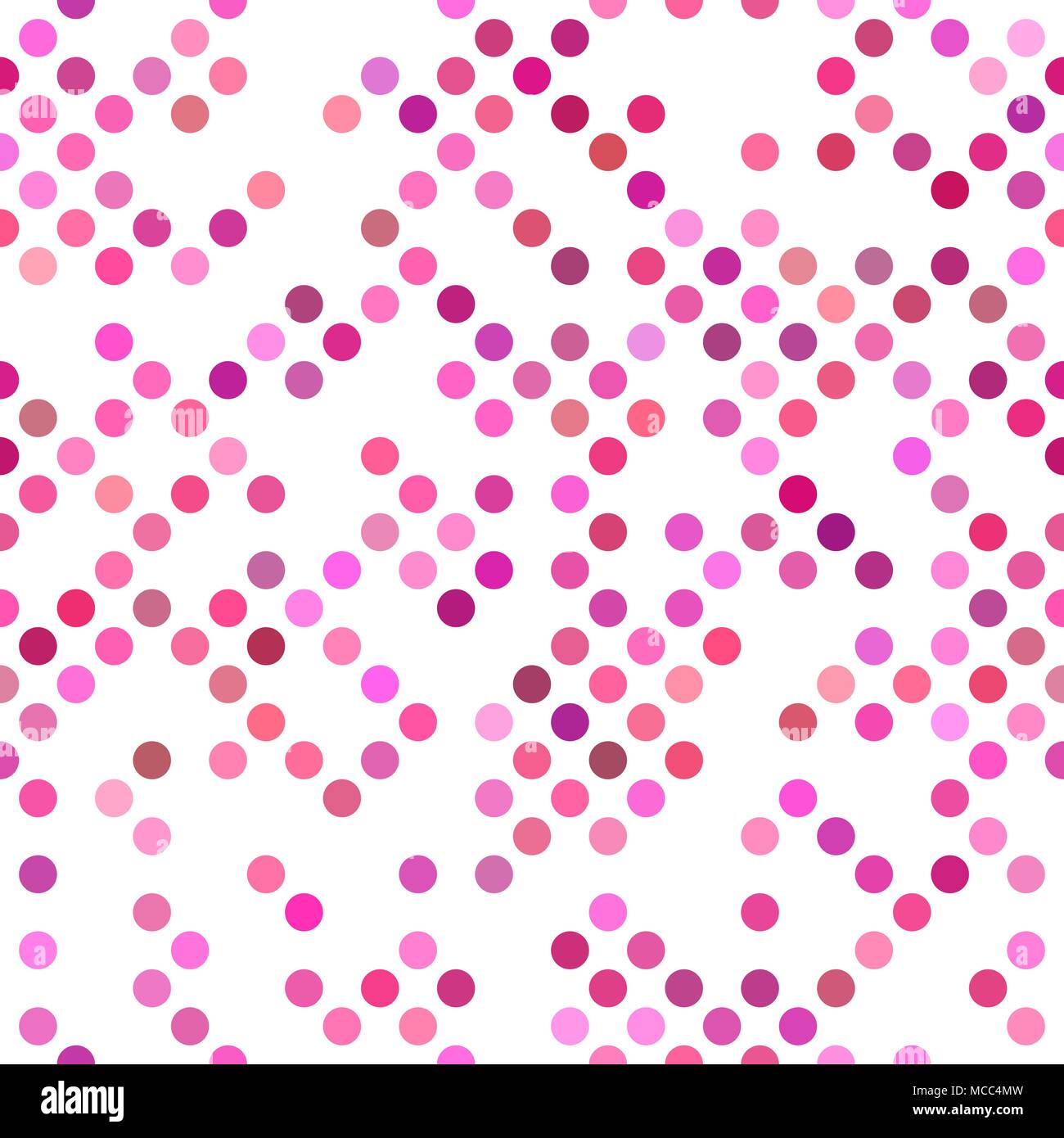 Pink seamless dot pattern background - vector graphic Stock Vector ...