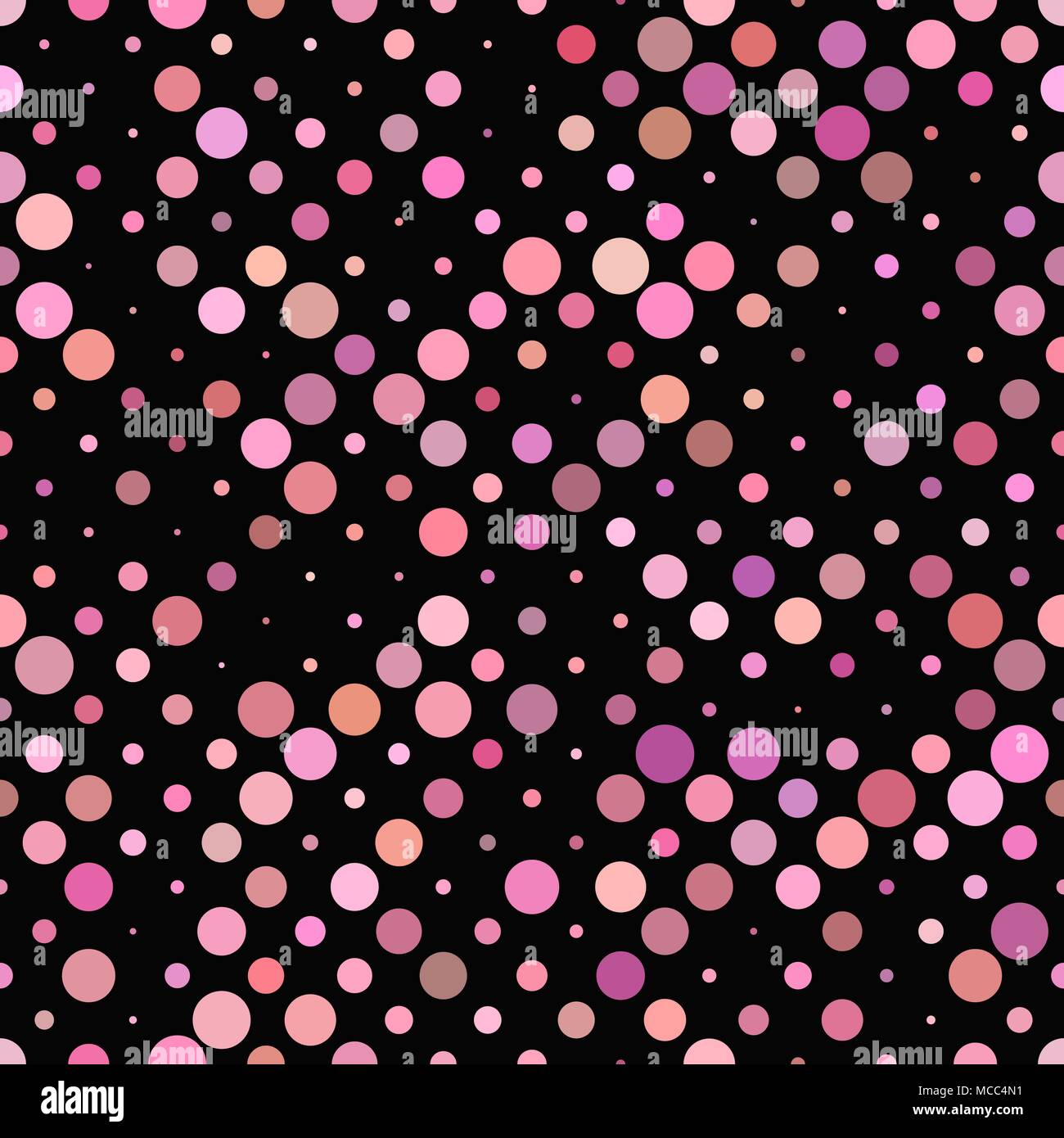 Pink seamless dot pattern background - vector graphic Stock Vector ...