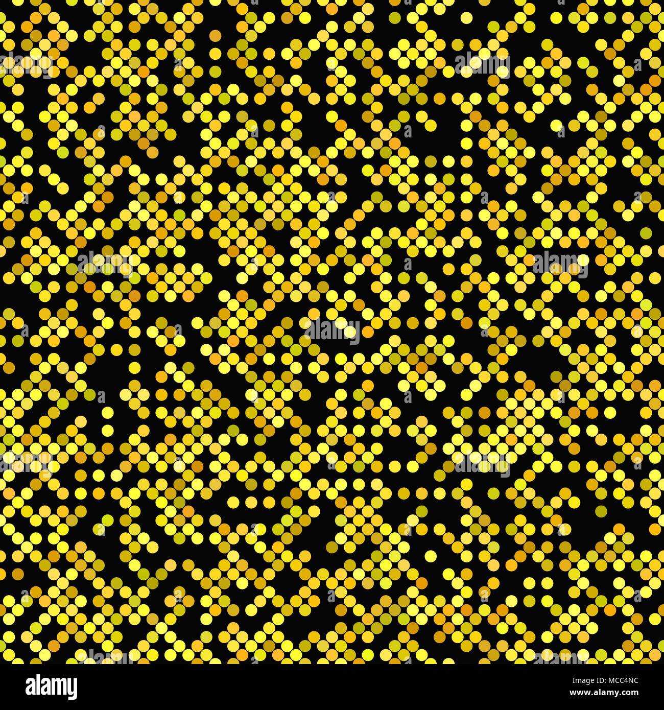 Yellow seamless dot pattern background - vector design Stock Vector ...