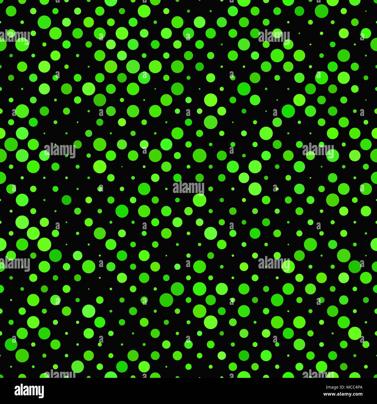 Green seamless dot pattern background - vector graphic Stock Vector ...