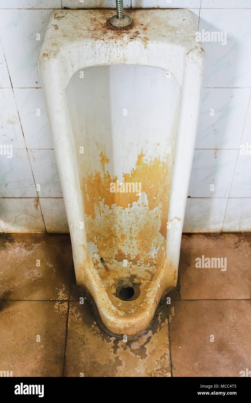 Messy toilet in a public restroom, China Stock Photo - Alamy