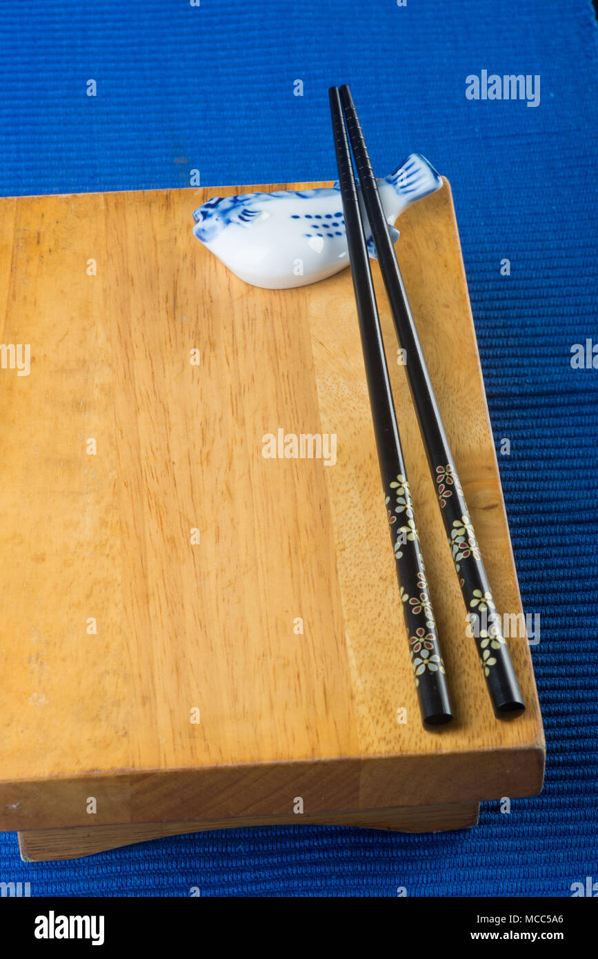 japanese cuisine. sushi empty background on the background Stock Photo ...