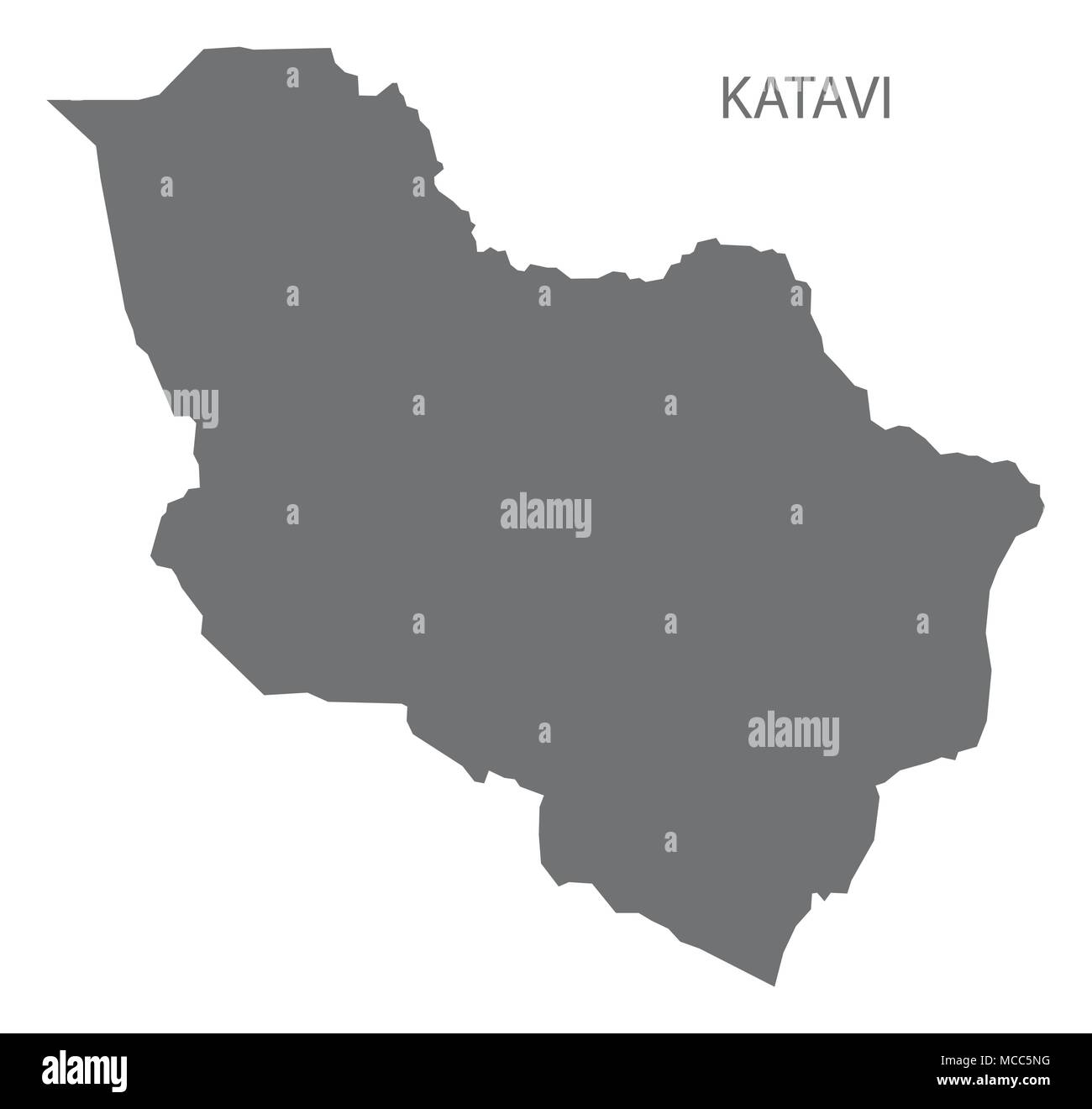 Katavi map of Tanzania grey illustration shape Stock Vector Image & Art ...