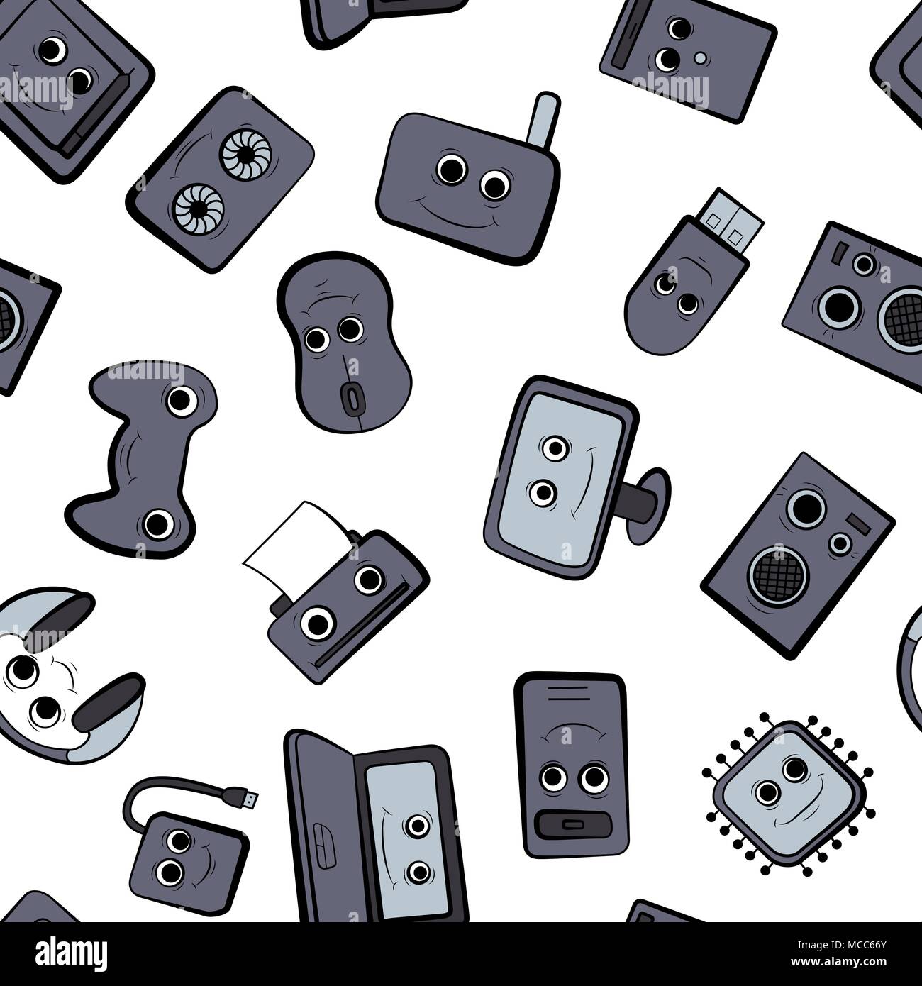 Person at computer monitor Stock Vector Images - Alamy