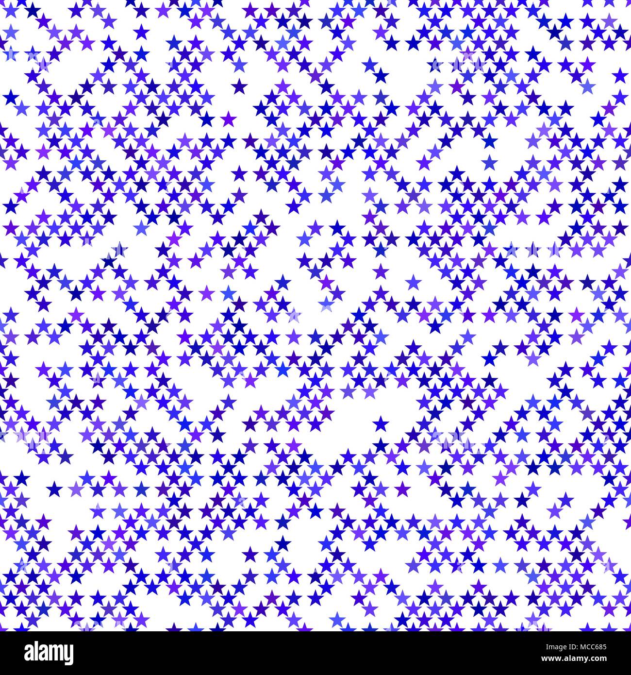 Blue seamless star pattern background - vector design Stock Vector ...