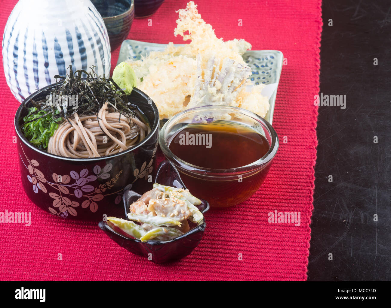 japanese cuisine. udon on background Stock Photo - Alamy