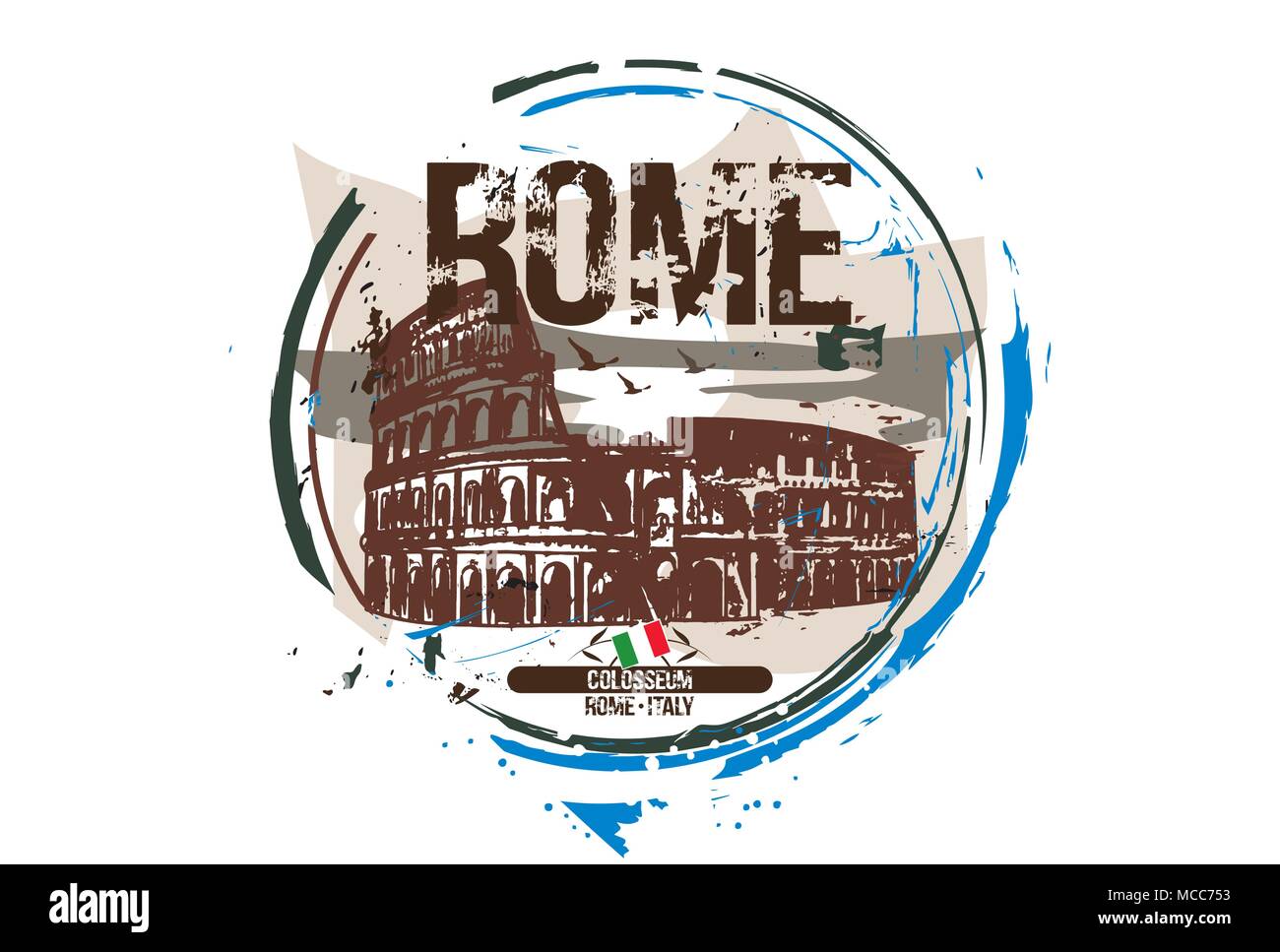 Colosseum amphitheatre coliseum Stock Vector Images - Alamy